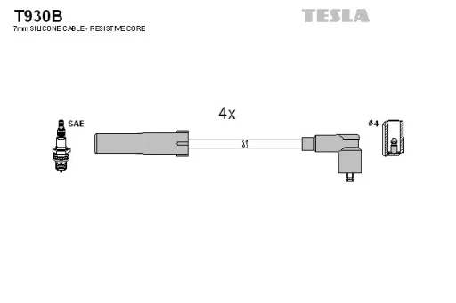 К-кт проводов TESLA T930B T930B купить по выгодной цене с доставкой по ...