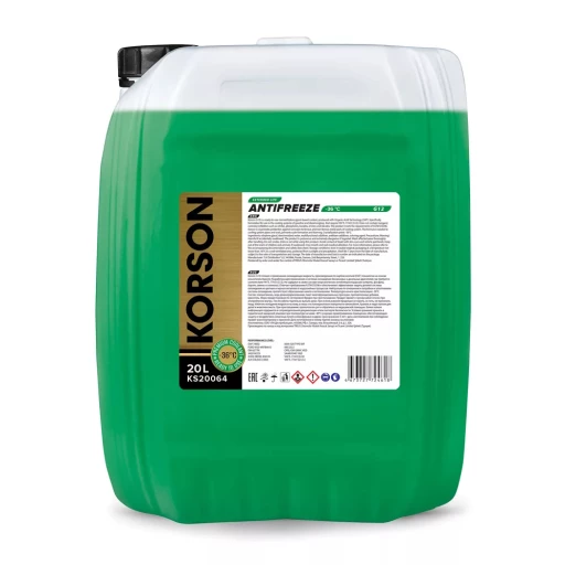 Антифриз KORSON G12 зеленый -36°С 20 л KS20064 купить по выгодной цене ...